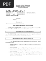 Sample Petition For Temporary Protection Order | PDF | Restraining ...