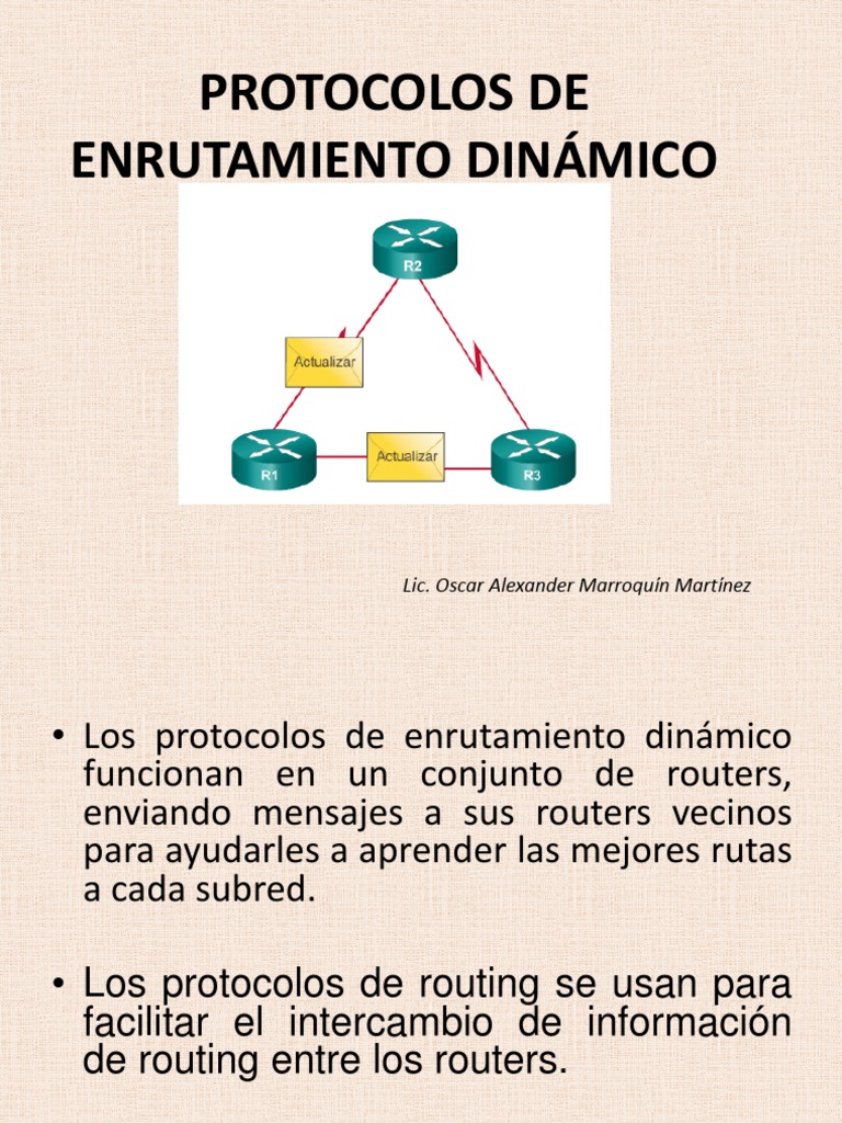 Protocolos de Enrutamiento Dinámico | PDF | Enrutador (Computación) | Transmisión de datos