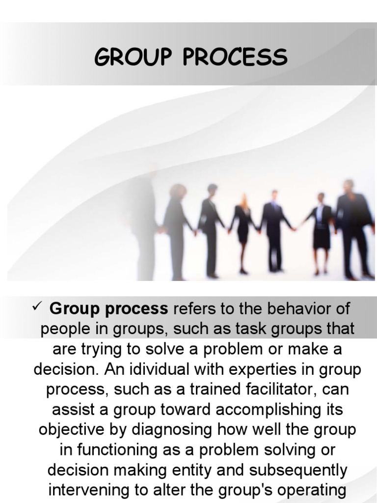 Group Process | Download Free PDF | Decision Making | Psychological ...