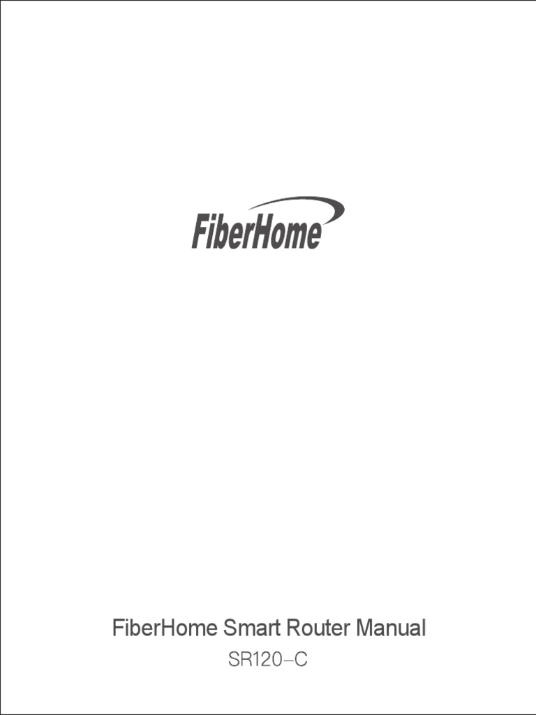Fiberhome Smart Router Manual | PDF | Computer Network | Wi Fi