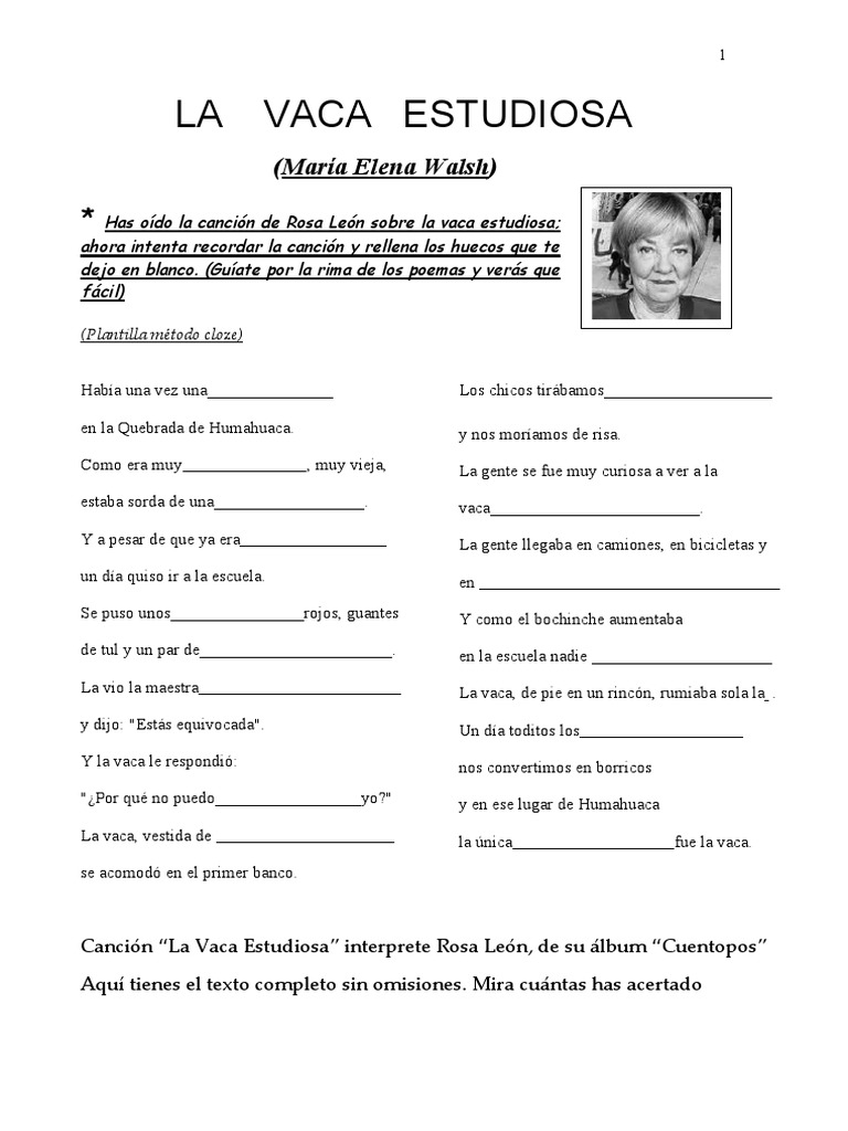 LA-VACA-ESTUDIOSA 2basico | PDF