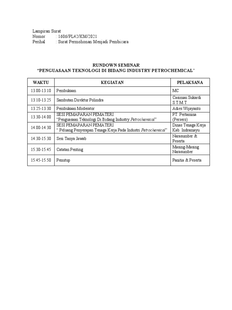 Rundown Seminar | PDF