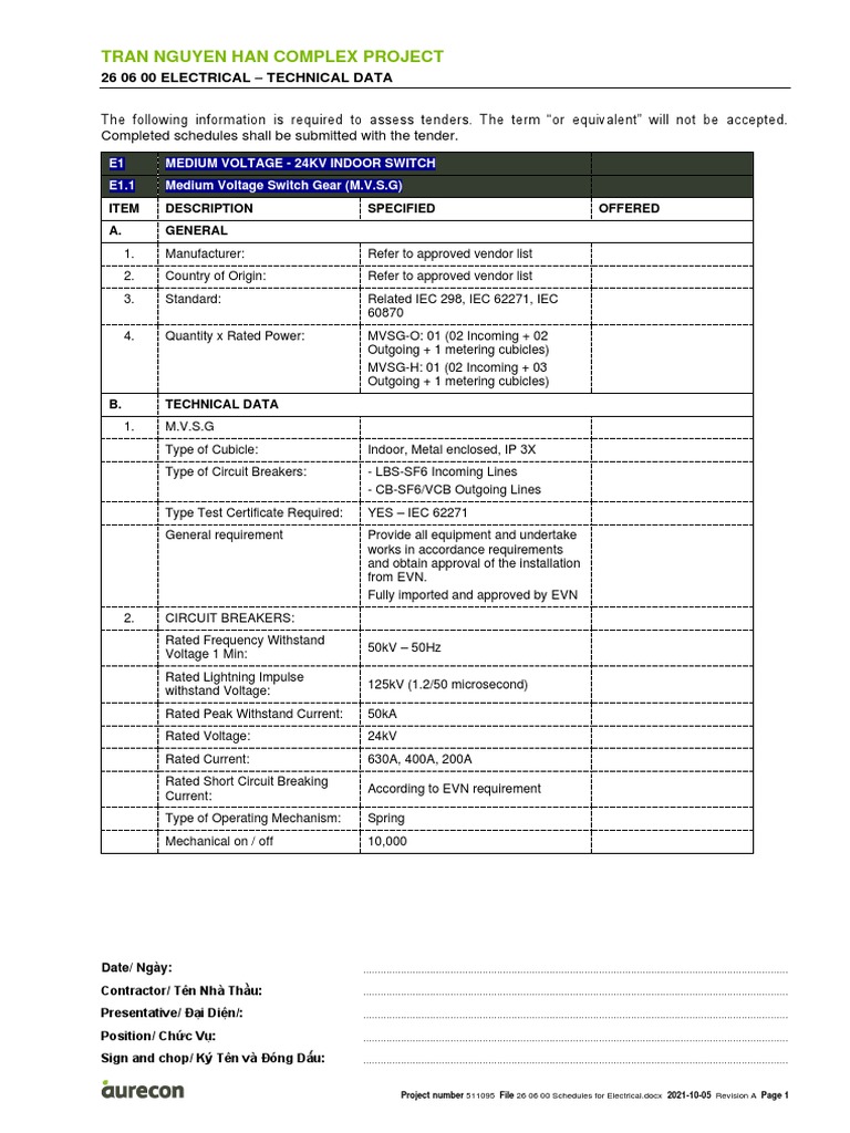 26 06 00 Schedules For Electrical | PDF | Transformer | Electromagnetic ...
