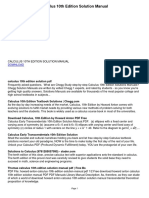 Thomas Calculus 12th Edition Solutions | PDF | E Books | Books