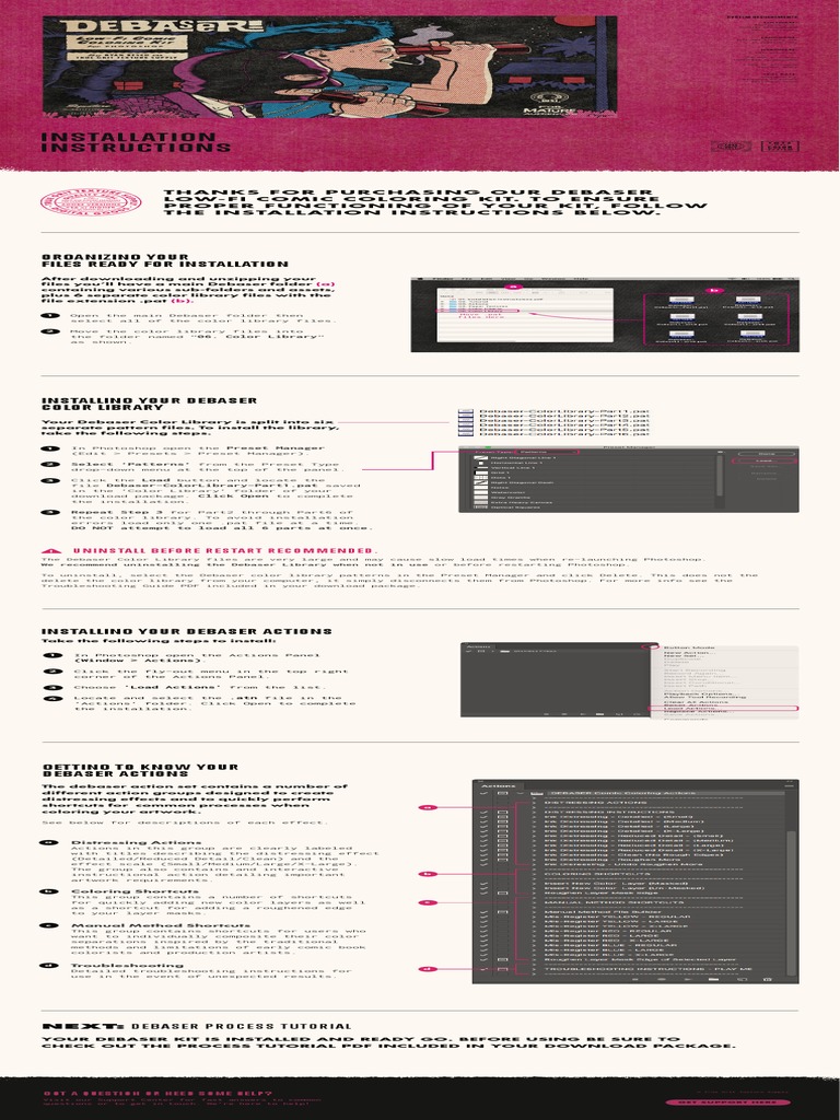 Installation Instructuions | PDF | Adobe Photoshop | Computer File
