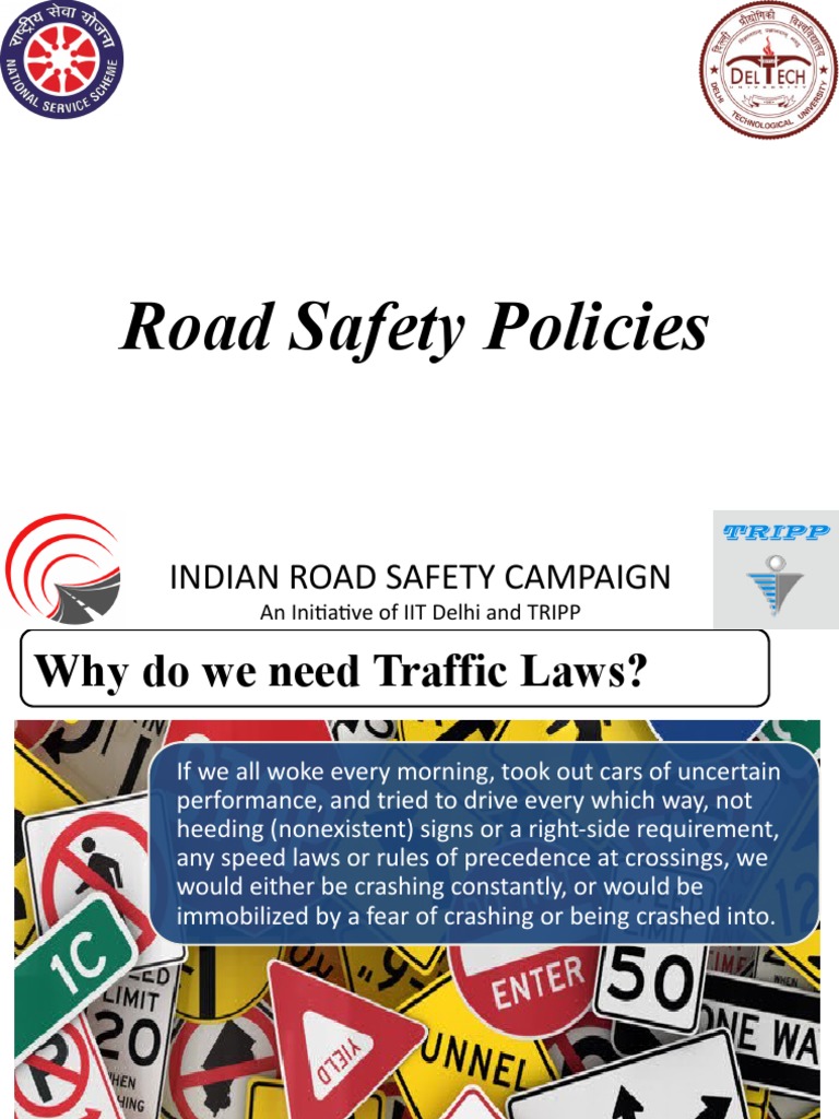 Road Safety Policies | PDF | Road Traffic Safety | Seat Belt