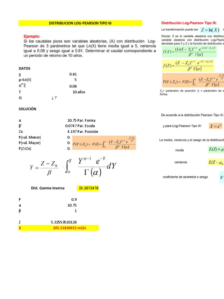 Distribucion Log Pearson Tipo II | PDF | Ouverture (échecs) | Échecs