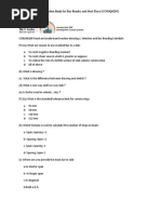 Sample Test Questions Bricklayer - Ita Website | PDF | Masonry | Wall