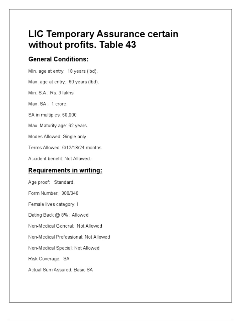 Lic Ki Sip | PDF | Life Insurance | Insurance