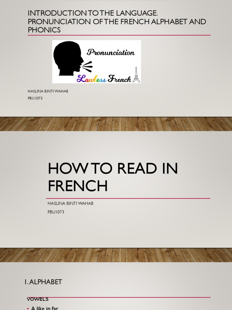French Alphabet Pronunciation Guide | PDF | English Language | Alphabet