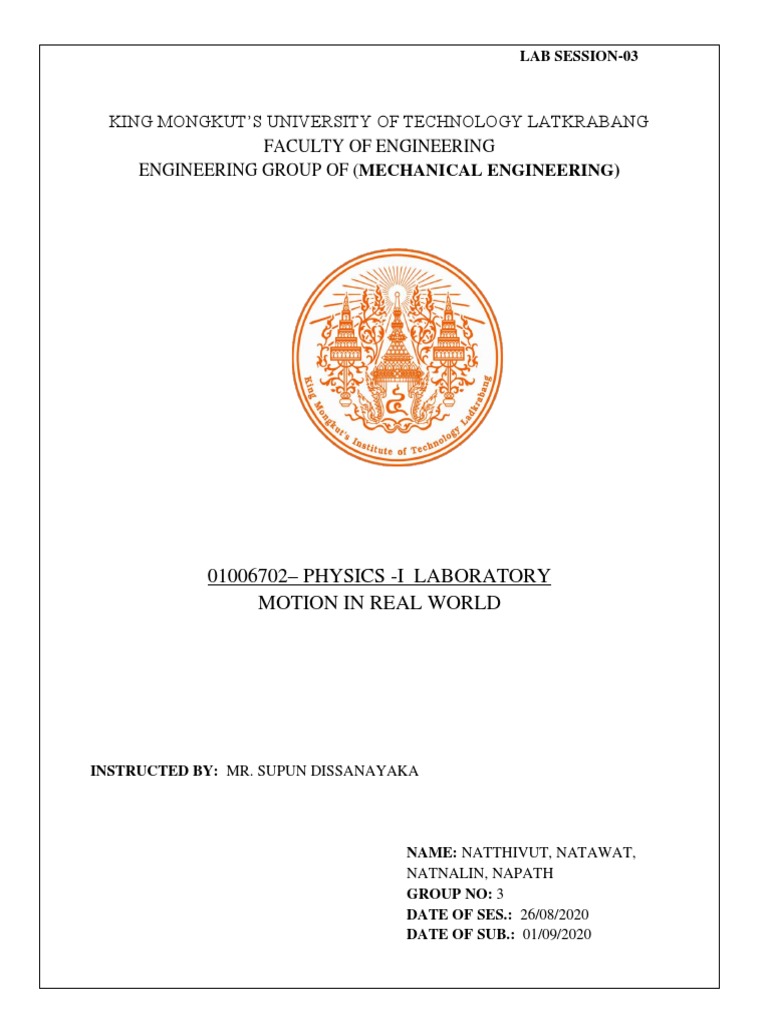 Physics Lab: Real-World Motion | PDF | Projectiles | Acceleration