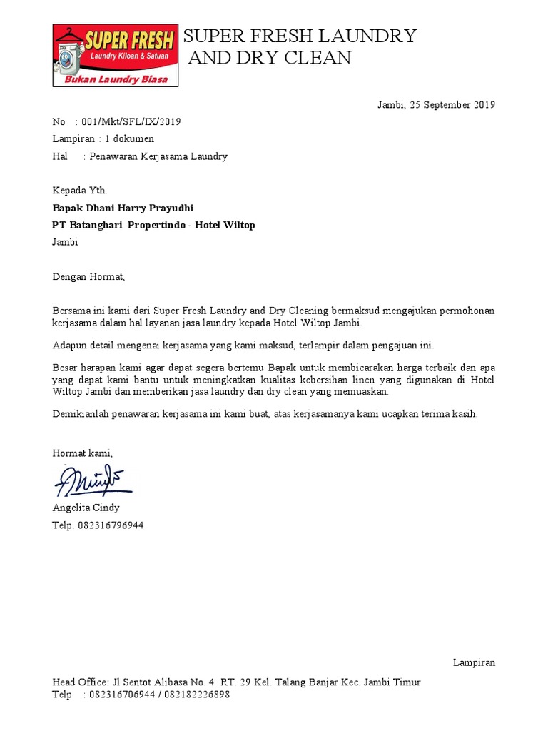 Proposal Laundry | PDF