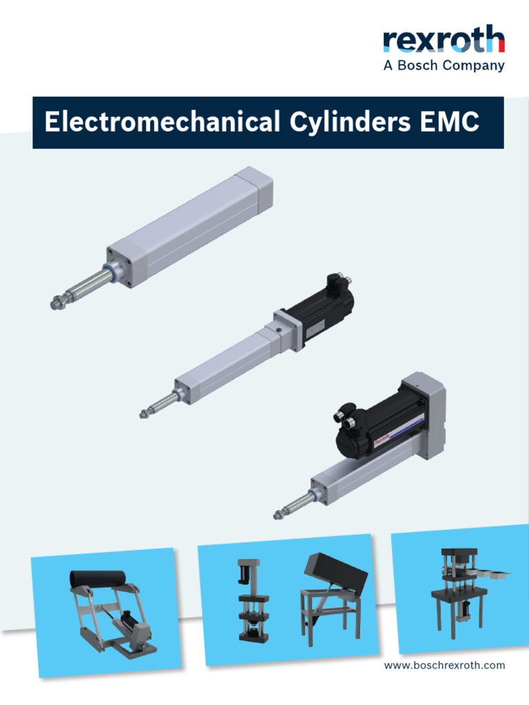 Cilindro Elettromeccanico Emc | PDF | Screw | Force