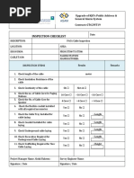 Electrical Control Panel Testing and Inspection Checklistt | PDF ...