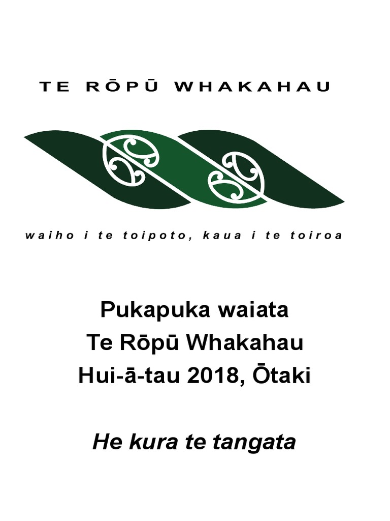 Pukapuka Waiata Hui Ā Tau Te Rōpū Whakahau 2018 | PDF | Polynesia | Polynesian New Zealander