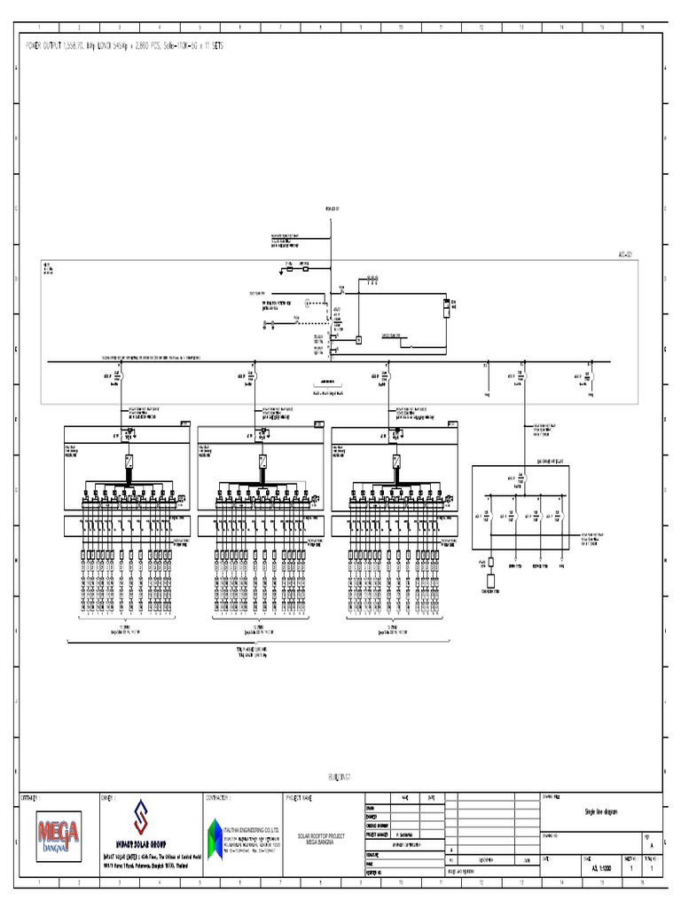 Single Line Diagram BD1-13 Rev.01 | PDF