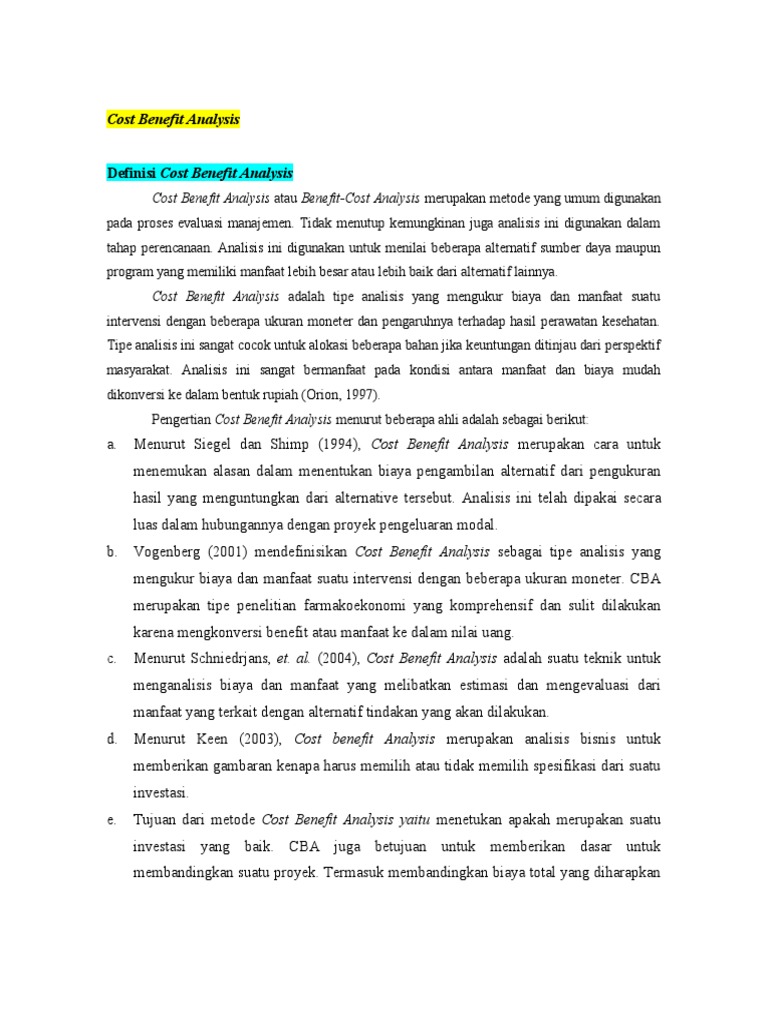Contoh Kasus CBA | PDF | Pengelolaan Keuangan & Uang | Komputer