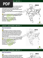 Complete Map Work SST Class 10 | PDF | Gujarat | Punjab