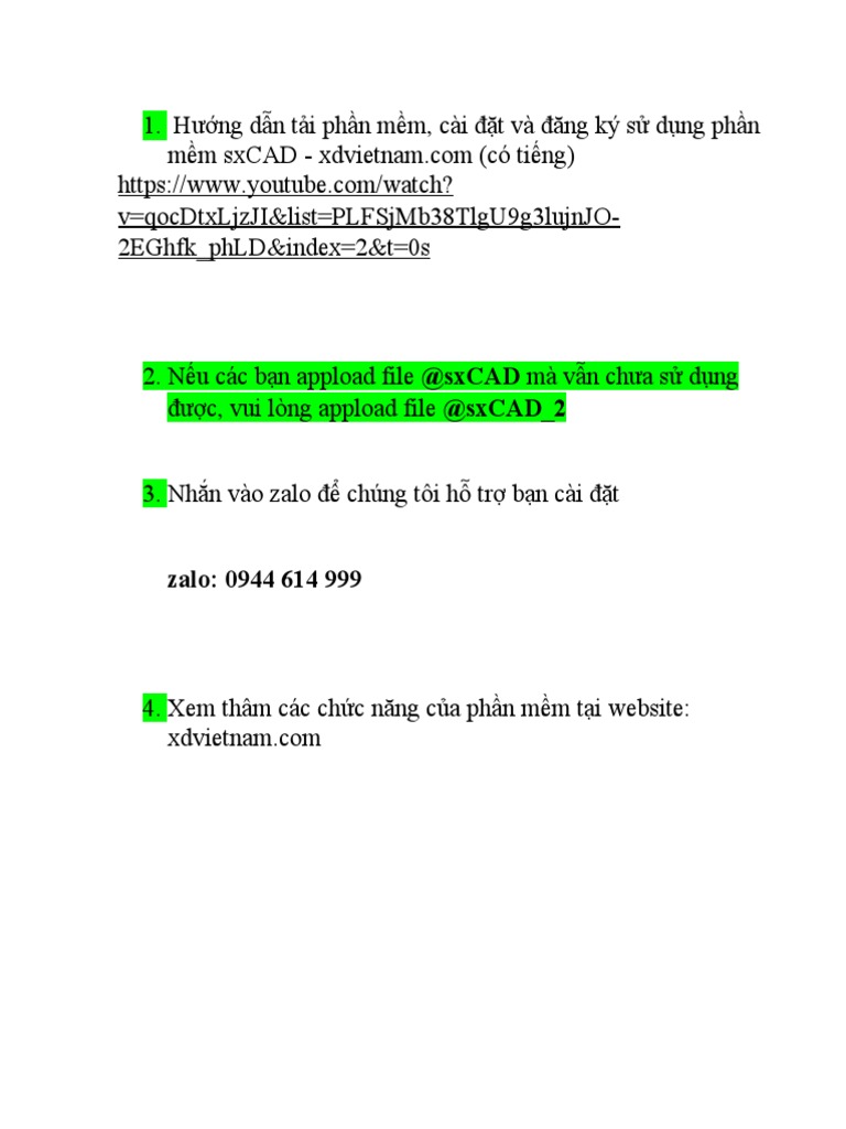 Huong Dan Cai Dat | PDF