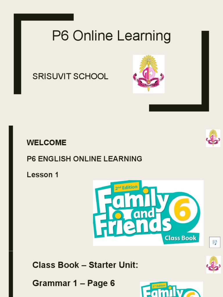 P6 Lesson 1 - 2021 | PDF