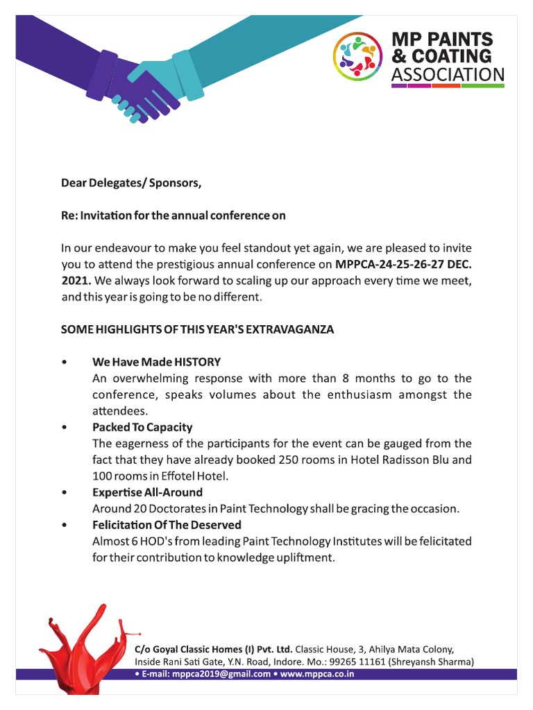 MP Paint Association Invitation 01 | PDF