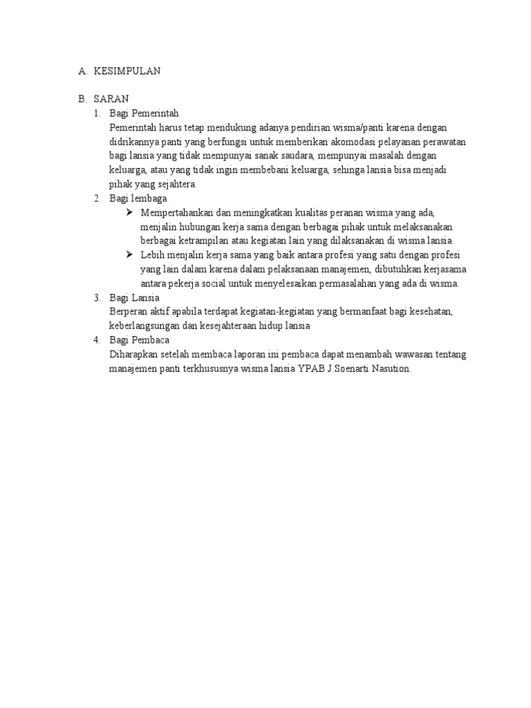 Dukungan untuk Wisma Lansia | PDF | Kesehatan Holistik | Gaya Hidup