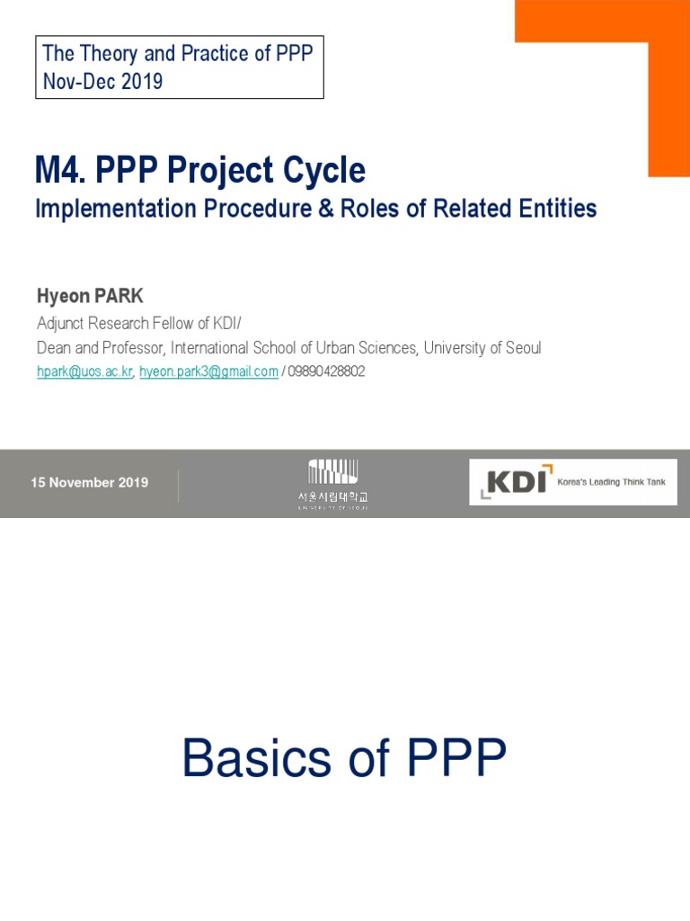 Module 4 - Project Cycle | PDF | Public–Private Partnership | Economies