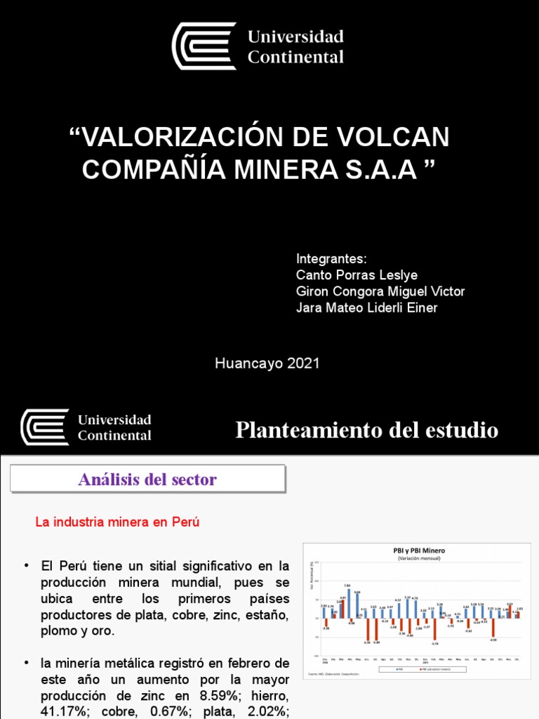 VOLCAN | PDF | Minería | Perú