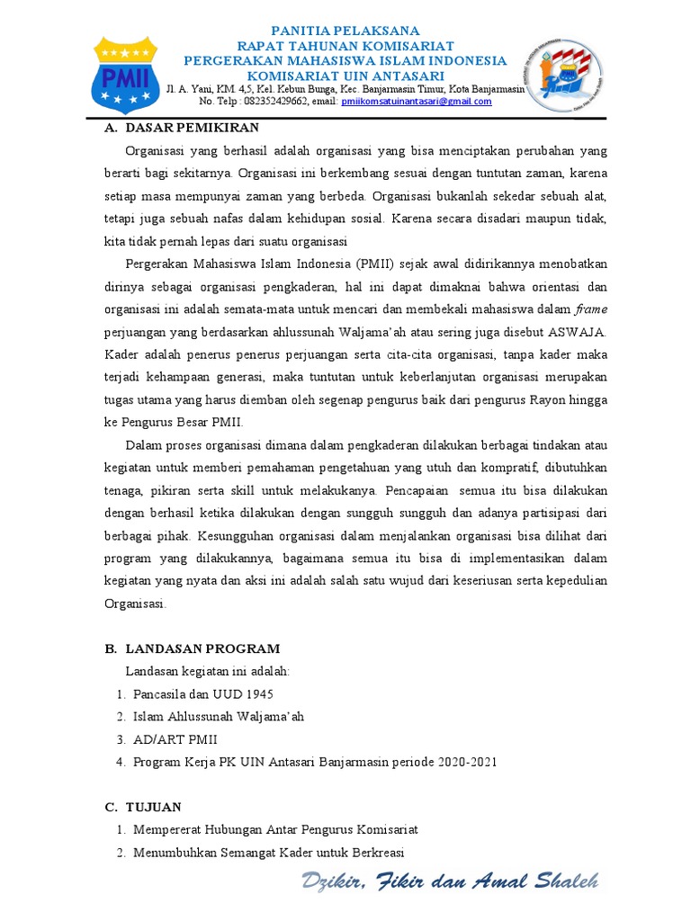 Proposal RTK UIN Antasari | PDF