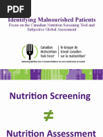 Canadian Nutrition Screening Tool Guide | PDF | Weight Loss | Patient