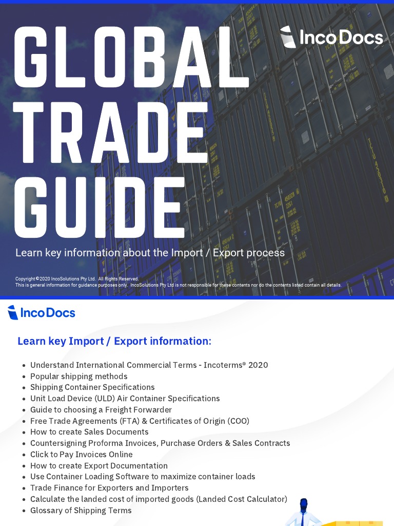 IncoDocs Trade Guide 10 2021 | PDF | Service Industries | Freight Transport