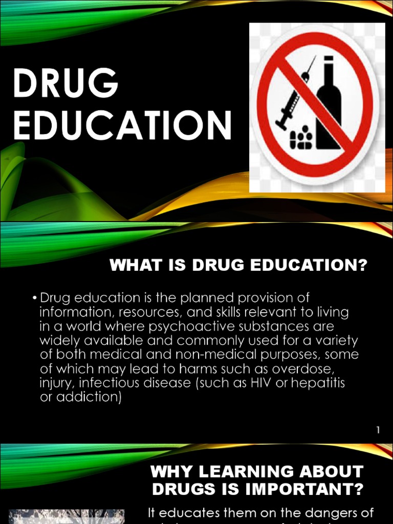 Drug Education | PDF | Substance Abuse | Substance Dependence