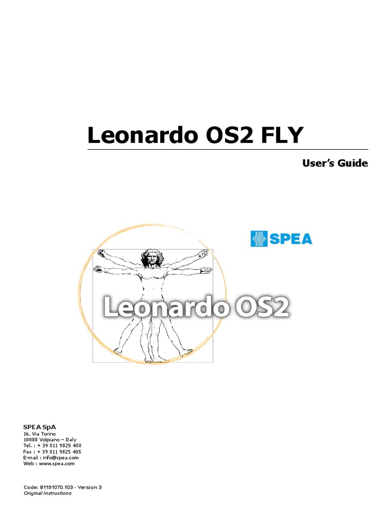 Leonardo OS2 FLY - User's Guide - V3 | PDF | Comma Separated Values | Computer File