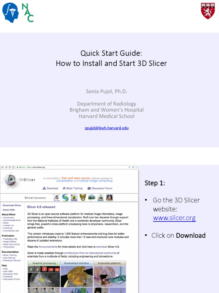 Quick Start Guide: How To Install and Start 3D Slicer | Download Free ...
