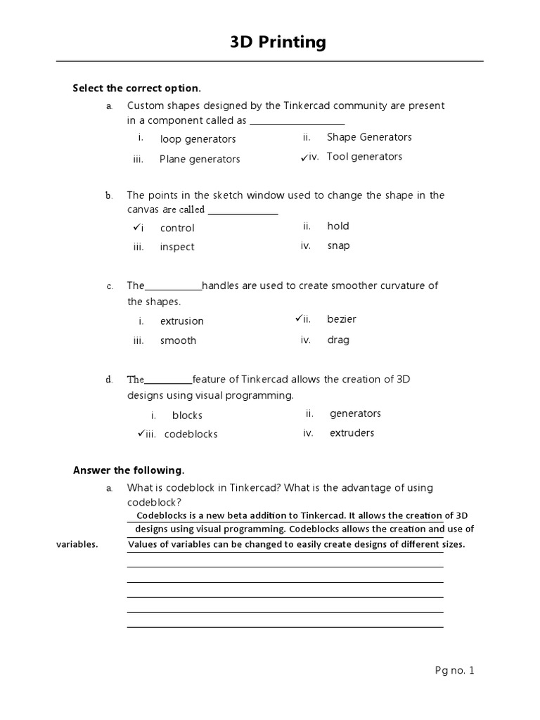 3D Printing Workbook | PDF | 3 D Printing | Extrusion
