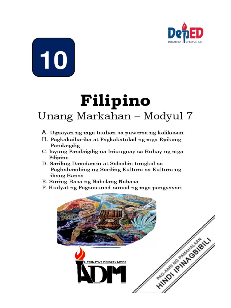 Fil 10 Q1 Modyul 7 Final 1 | PDF