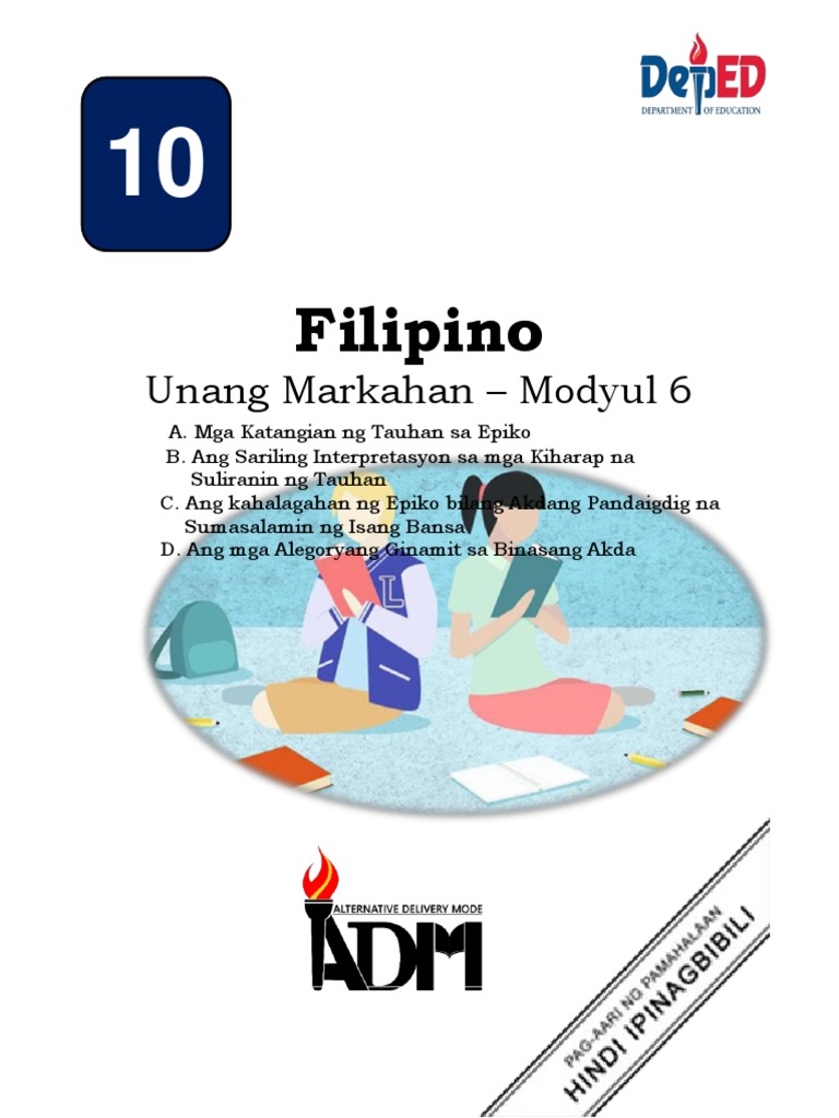 Fil 10 Q1 Modyul 6 Final | PDF