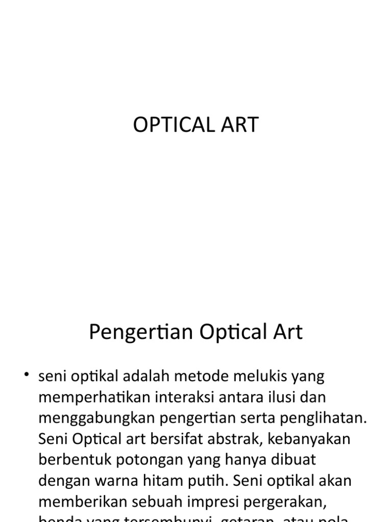 Optical Art | PDF