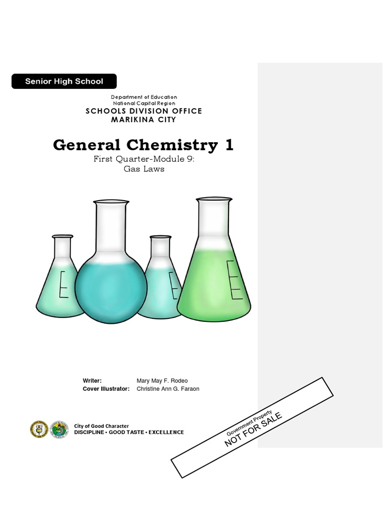 General Chemistry 1: First Quarter-Module 9: Gas Laws | PDF | Gases ...
