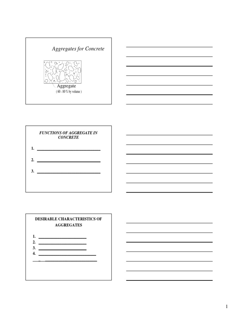 Aggregates For Concrete | PDF | Rock (Geology) | Sedimentary Rock