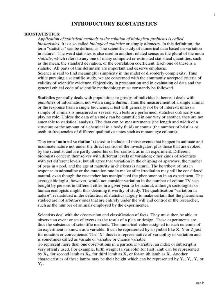 3 BIOMETRY For ABG-730 | PDF | Errors And Residuals | Statistics