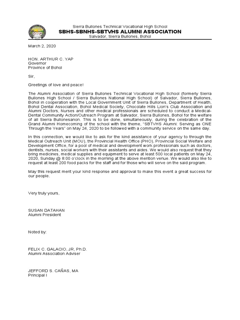 Alumni Communication Letter | PDF | Medicine | Health Care