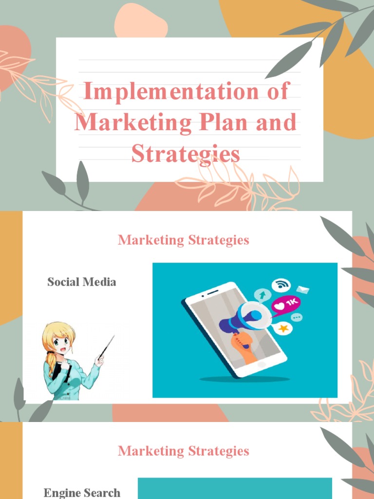 Implementation of Marketing Plan and Strategies | PDF | Sales | Marketing