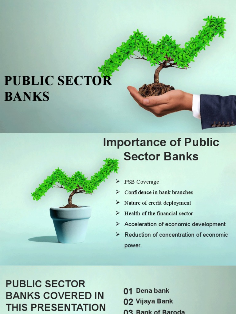 Importance of Public Sector Banks | PDF | Microsoft Power Point ...
