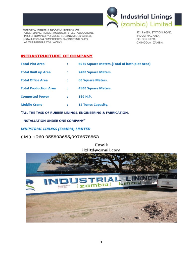 Industrial Linings and Fabrication Services | PDF | Pump | Valve