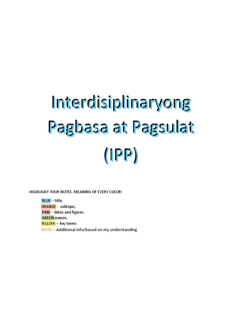Ipp Notes | PDF