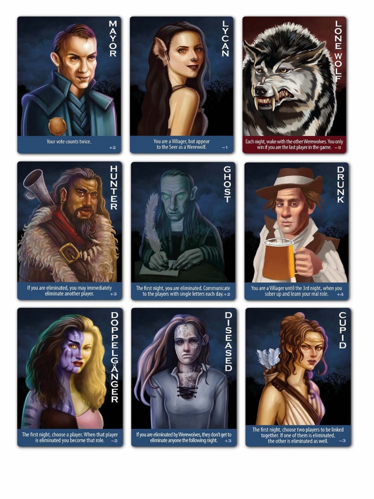 Werewolf Cards by Kartu | PDF
