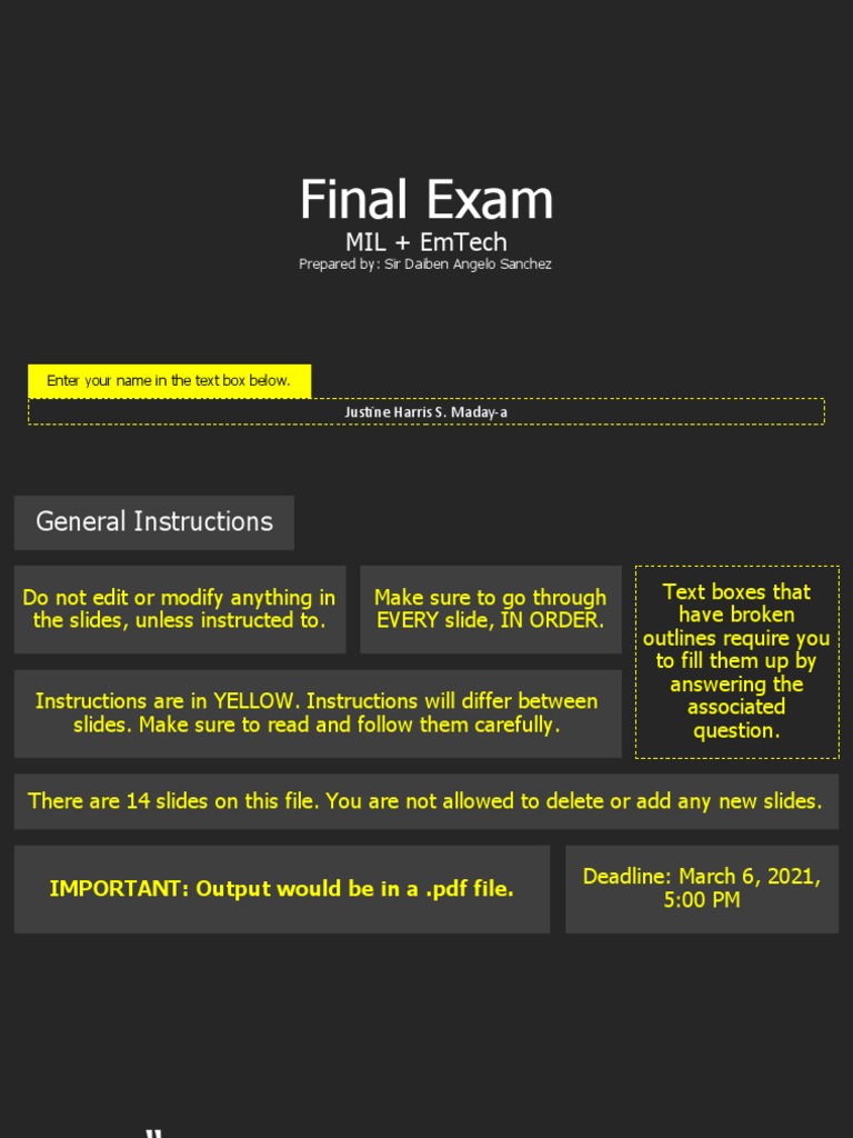 Blink Mil + Emtech Exam | PDF | Email Spam | Phishing
