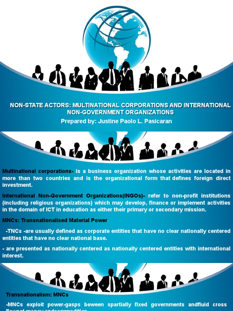Multinational Corporations and INGOs | PDF | Finance & Money Management