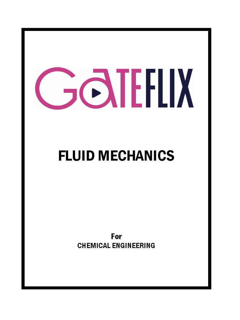 Fluid Mechanics: Chemical Engineering | PDF | Fluid Dynamics | Viscosity